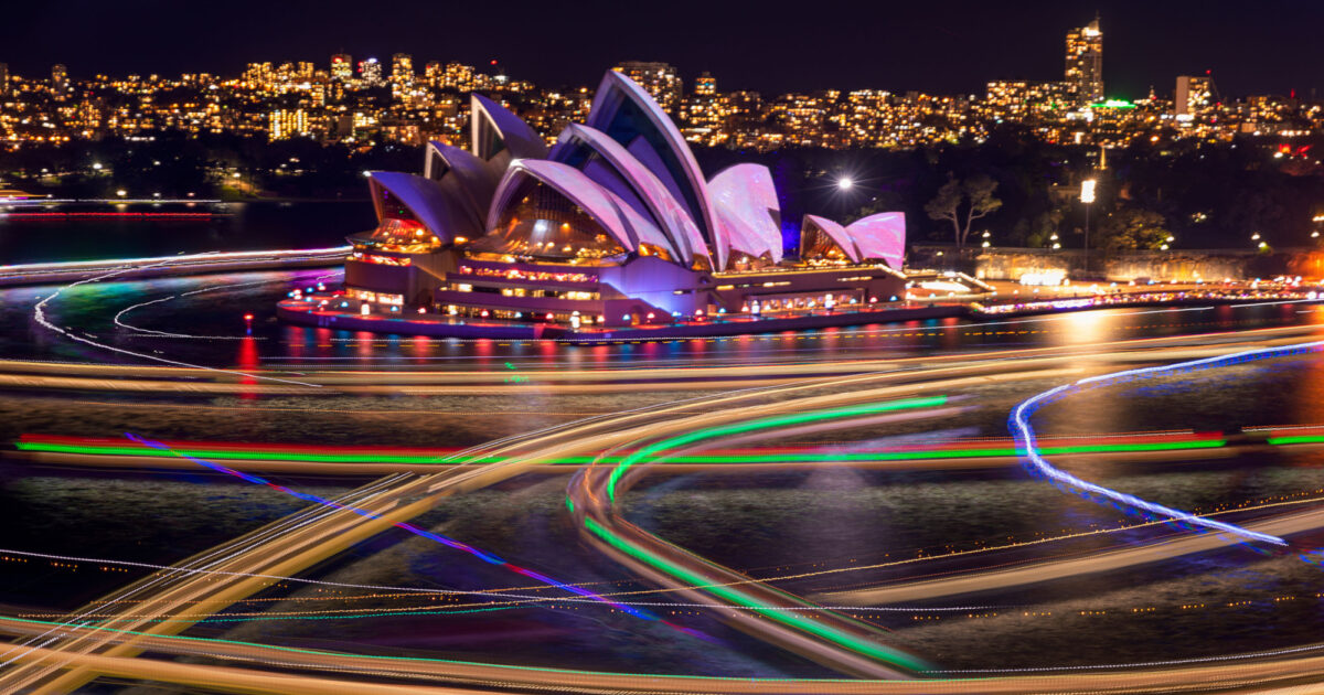 Vivid Lights Sightseeing from Lane Cove River | Captain Cook Cruises Sydney