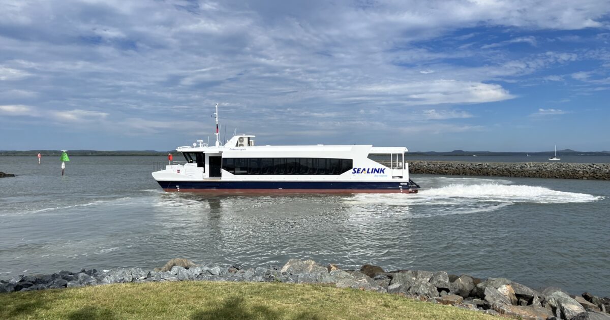 SeaLink’s new passenger vessel delivering better services… | SeaLink